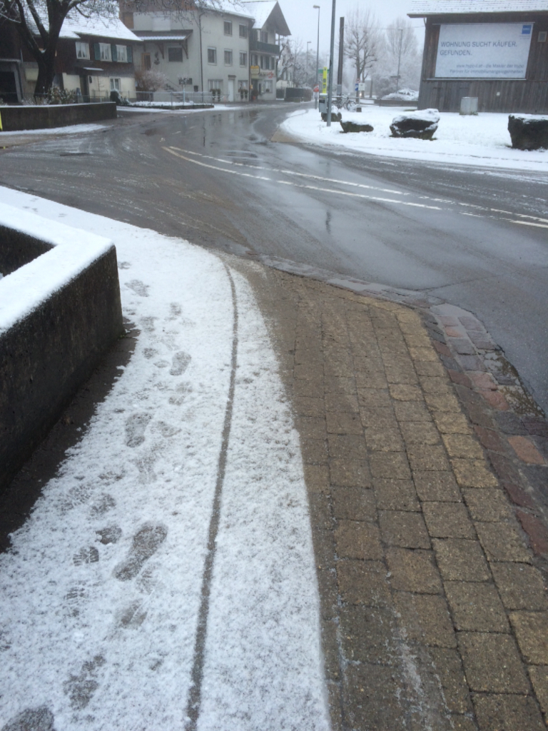 Gehsteig Hofsteigstraße – Bürgerforum Vorarlberg